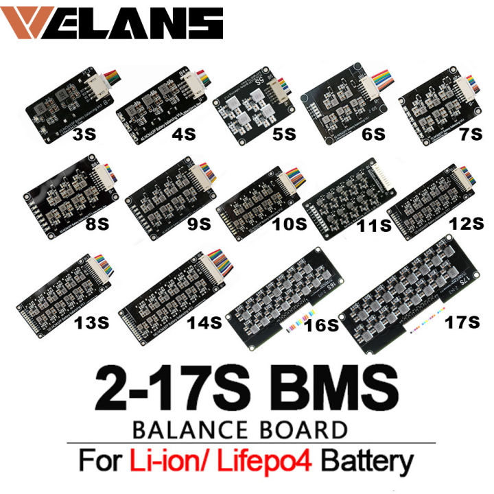 Welans 1.2A Balance Li-ion Lipo Lifepo4 Lithium Battery Active Equalizer Balancer Energy ...
