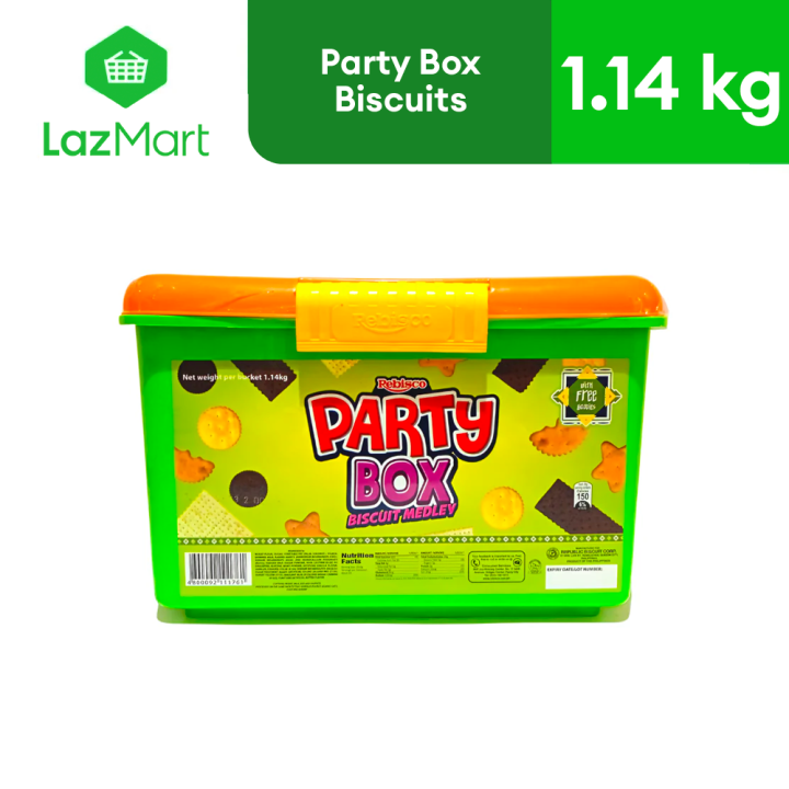 Rebisco Party Box Assorted Flavors 1.14 kg [Expiry on December 4, 2025 ...