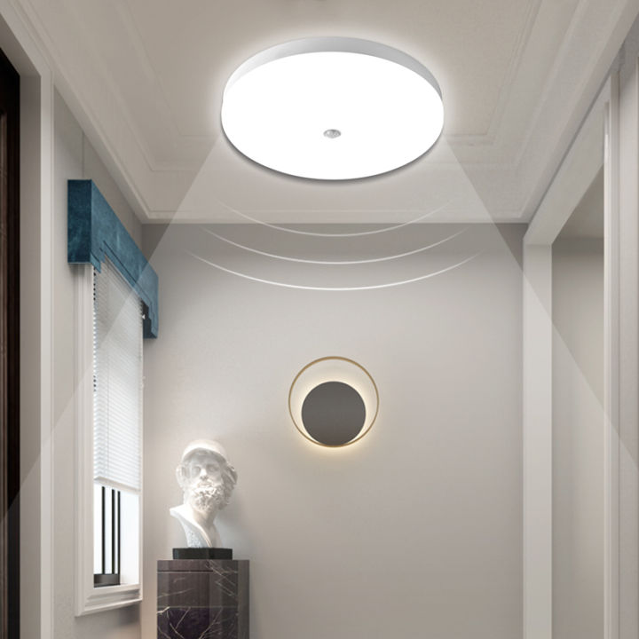 CANMEIJIA Led Motion Sensor Ceiling Lights Radar 12W 18W Smart PIR ...
