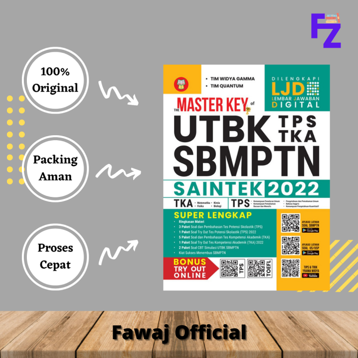 Buku Yrama Widya - Buku The Master Key UTBK SBMPTN TPS TKA SAINTEK 2022 100% Original | Lazada ...