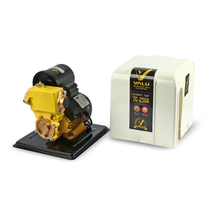 VALU ปั้มน้ำ ปั๊มน้ำอัตโนมัติ 370W พร้อมฝาครอบ รุ่น ZC-250A Tools ...