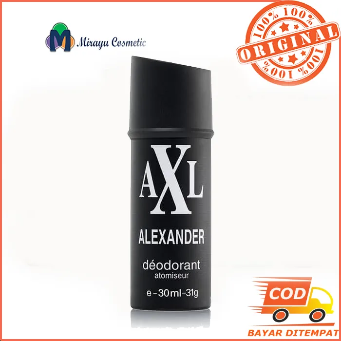 AXL Alexander Deodorant Spray Black 30 Ml | Lazada Indonesia