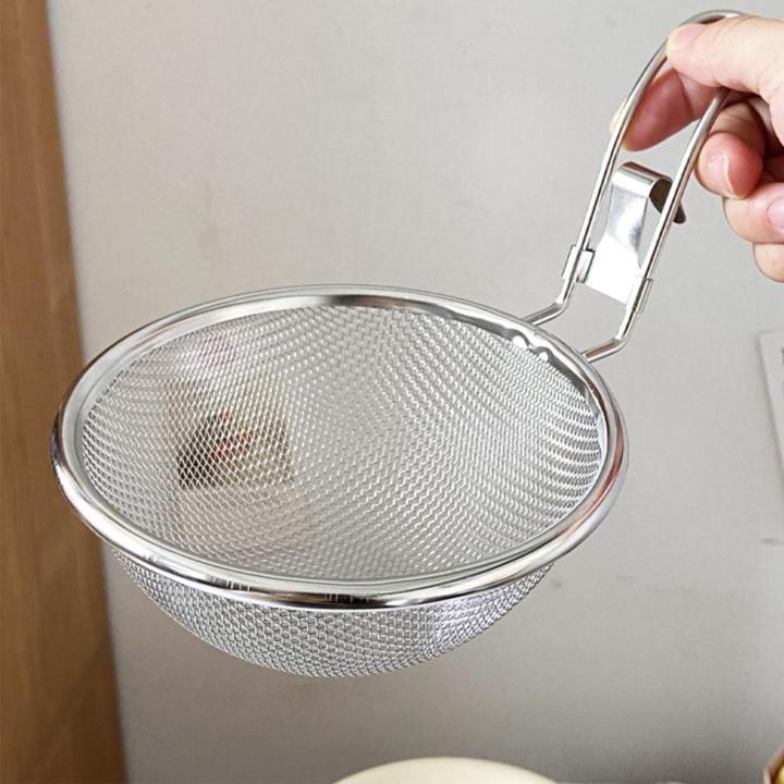 acituna Stainless Steel Food Colander Kitchen Utensil Pasta Boil Basket ...