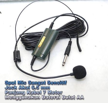 Mic Bando ALVEY 8000 mic imam mic kancing clip on mocrophone pidato ...