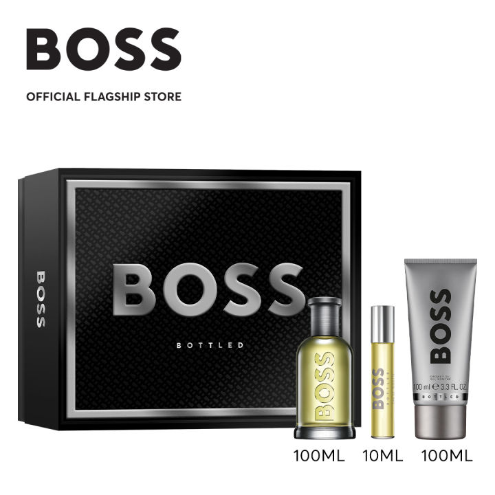 BOSS Bottled Fragrance Holiday Set Box (BOSS Bottled EDT 100ml + BOSS ...