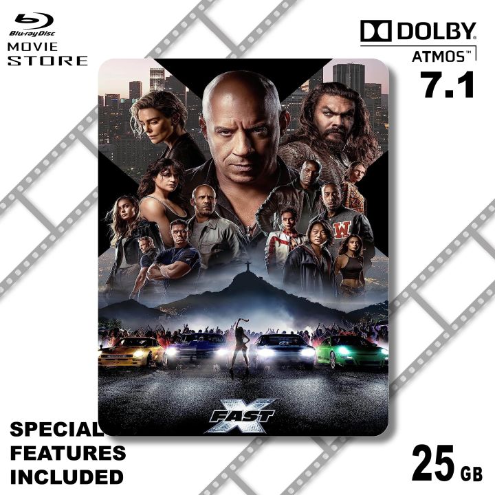 Bluray English Movie Fast X (2023) (ENG DOLBY ATMOS) Special Features | Lazada