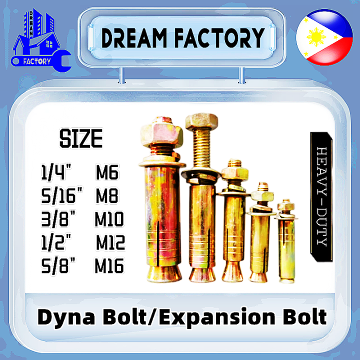 ARMSTRONG Dyna Bolt / Expansion Bolt / Anchor Bolt 1/4" ,5/16" ,3/8" ,1 ...