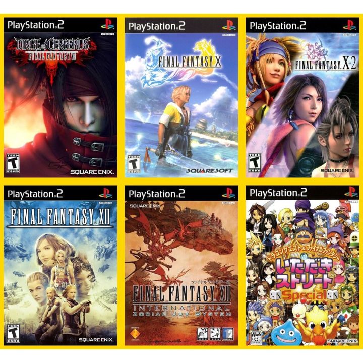 Final Fantasy ทุกภาค PS2 ไฟนอลแฟนตาซี ทุกภาค เพลสอง | Lazada.co.th