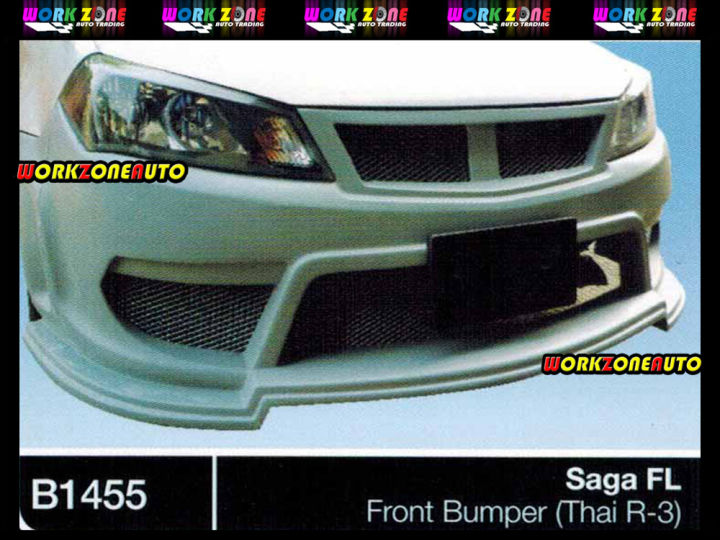 B1455 Proton Saga FL Fiber Front Bumper (Thai R3) Body kit Bodykit | Lazada