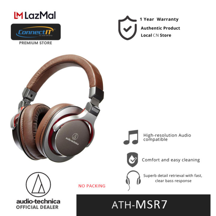 Audio-Technica ATH-MSR7 SonicPro High-Resolution Audio Headphones ...