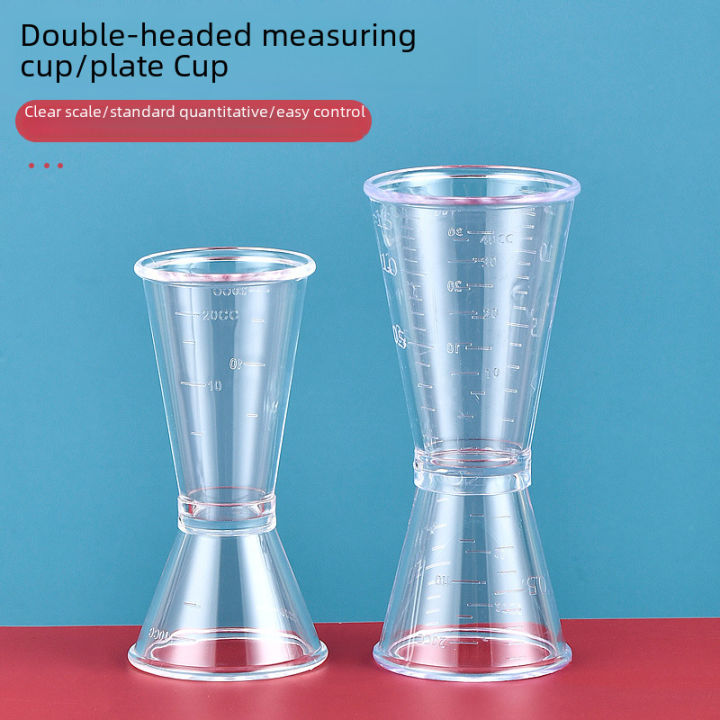 LIMITED STOCK Double-Ended Barista Jigger - 20-40cc Clear Plastic ...