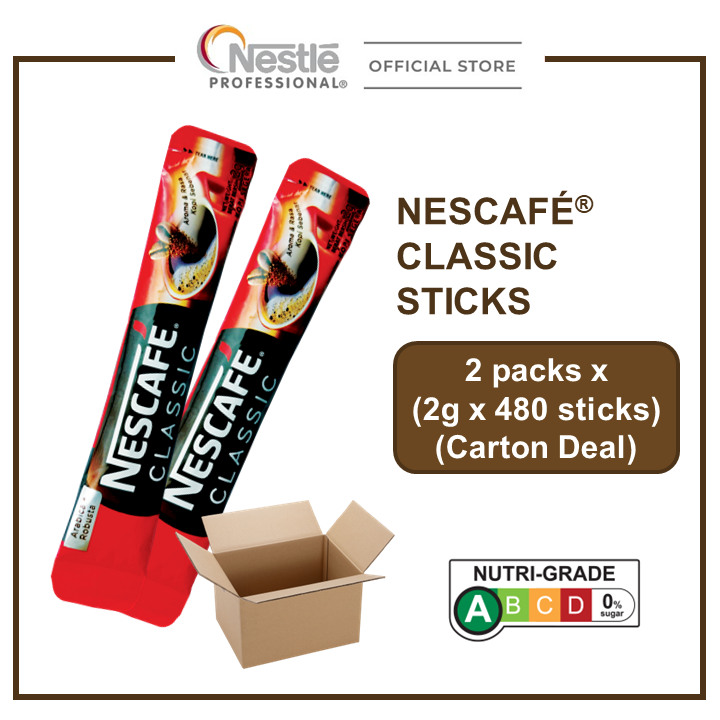 NESCAFÉ® Classic Sticks - 2g x 480sticks | Lazada Singapore