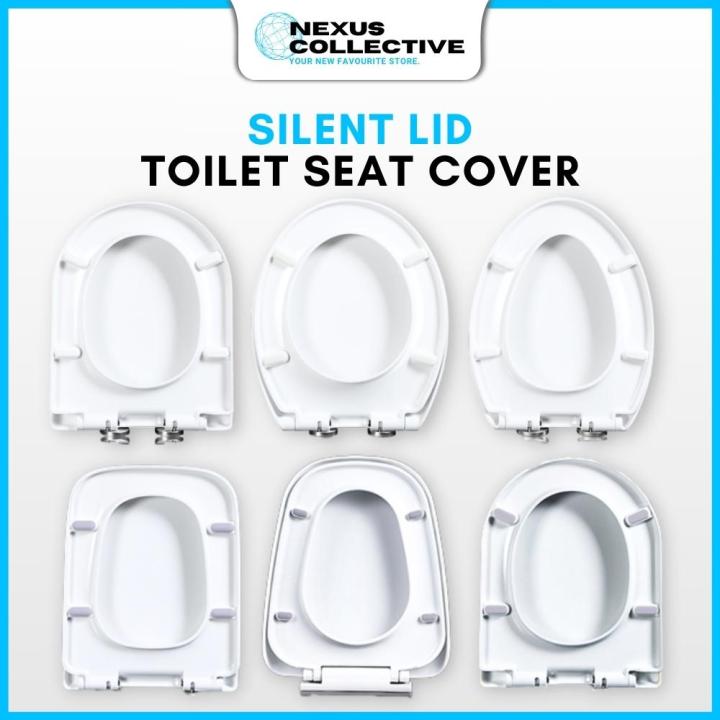[🇸🇬 SG] Anti-Slam Closing Toilet Seat Cover / Quick Release Toilet Bowl Seat Cover / Toilet Bowl ...