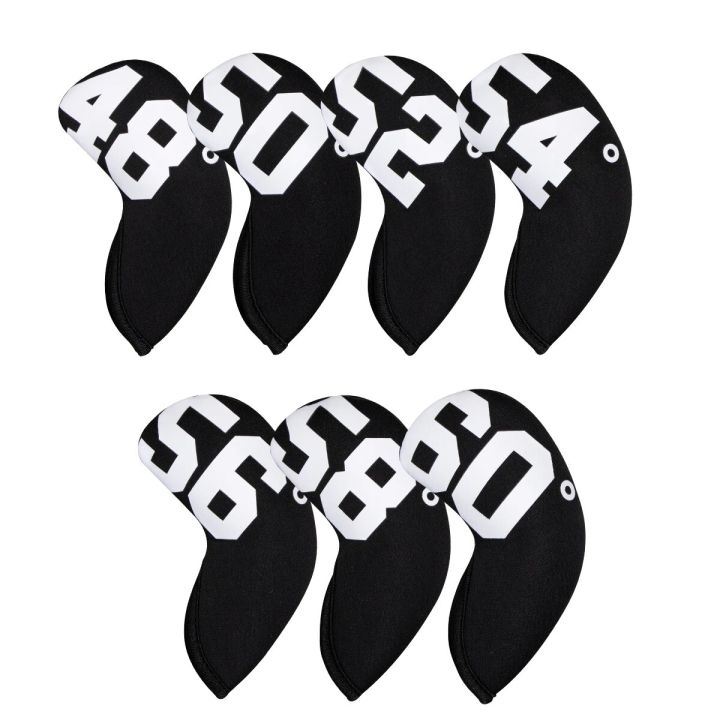 Neoprene Golf Wedge Headcovers 48/50/52/54/56/58/60 7pcs/set Golf Iron ...