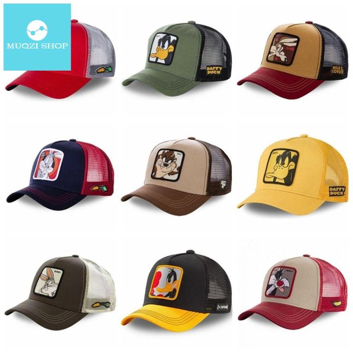 MUQZI Breathable Cartoon Snapback Cap Hip Hop Mesh Hat Baseball Cap ...