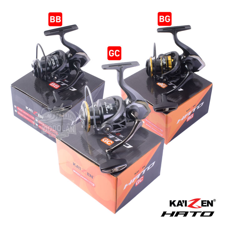 Reel Spinning Kaizen Hato BB | Hato BG | Hato GC | Power Handle Dodolan ...