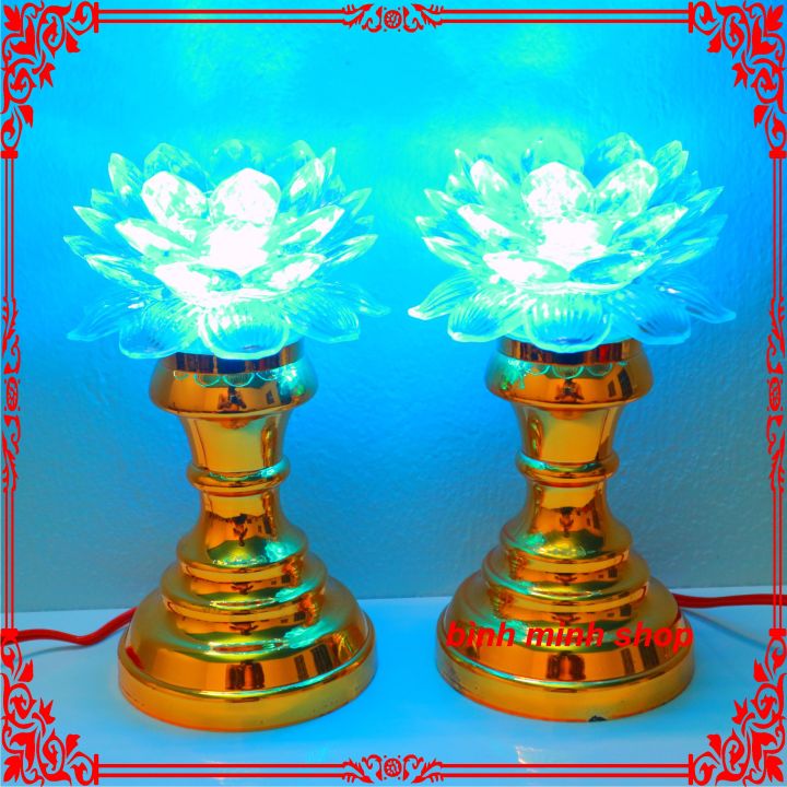 [ Đèn thờ tự động đổi 7 màu ] Bộ Đèn thờ đèn điện bàn thờ đèn led bàn ...