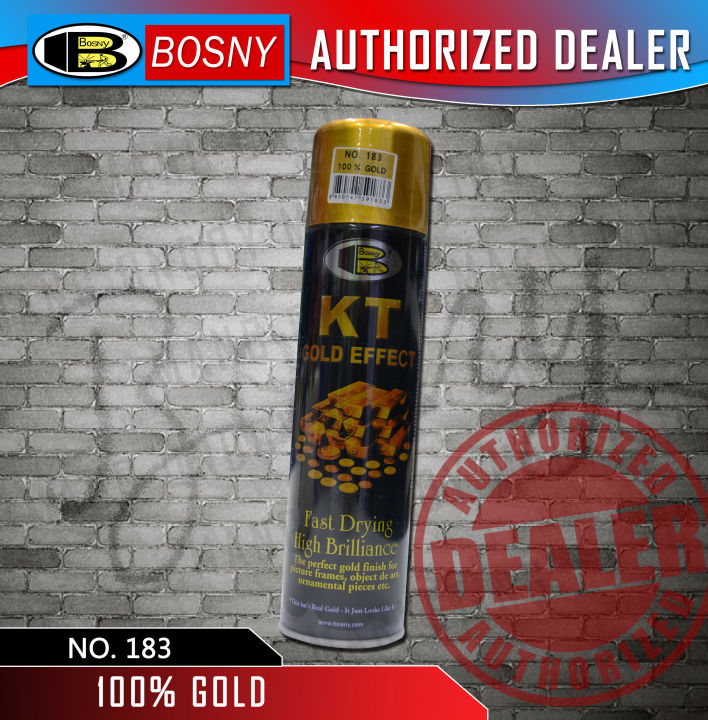KT Gold Effect Spray Paint No. 183 100% Gold | Lazada PH
