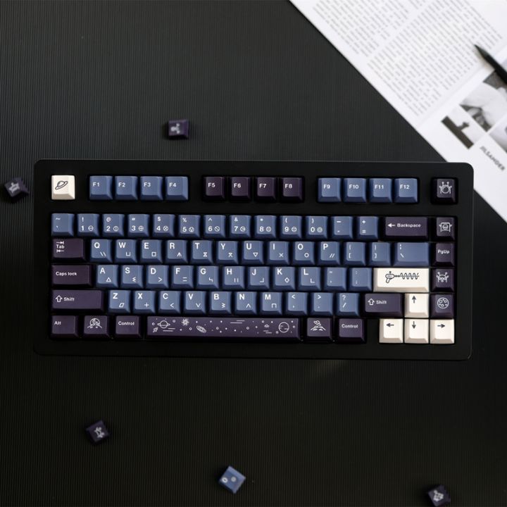 GMK Alien keycap Galaxy Stargaze keycap 129 Keys Cherry Profile PBT ...