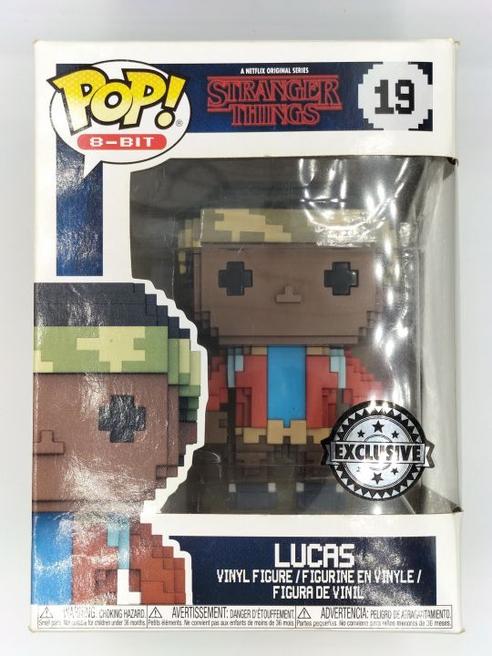 Funko Pop Stranger Things - Lucas [8 Bit] #19 (กล่องมีตำหนินิดหน่อย ...