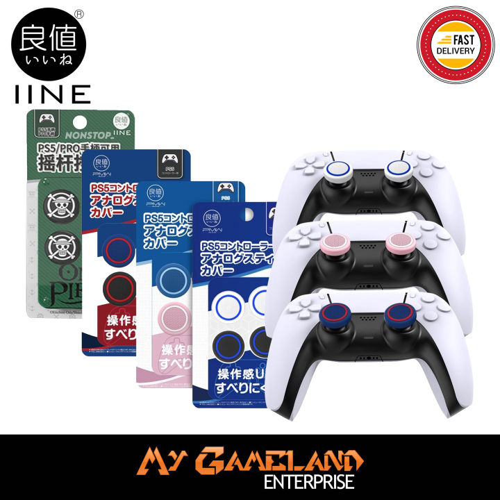 IINE PS4 / PS5 Controller Thumb Grip Analog Cap For Dualsense 5 ...