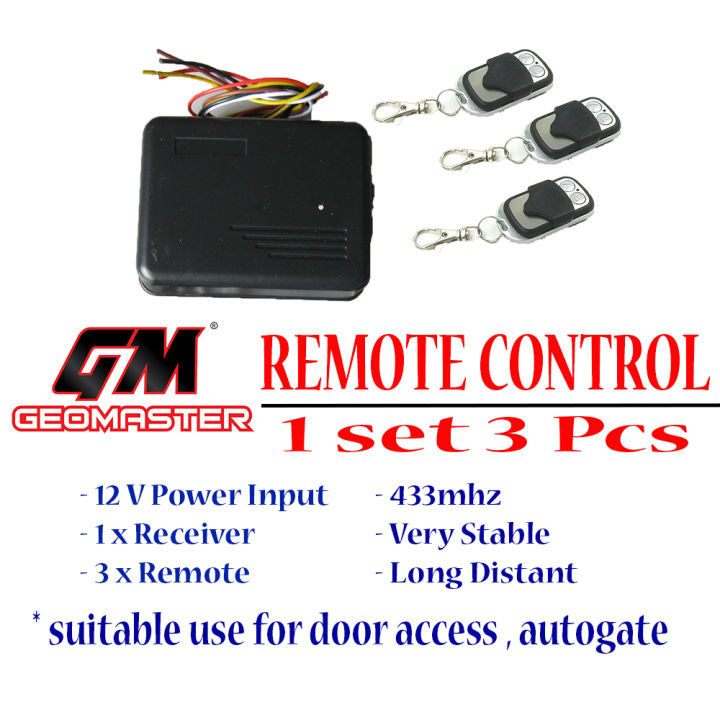 DOOR ACCESS REMOTE CONTROL SYSTEM | Lazada