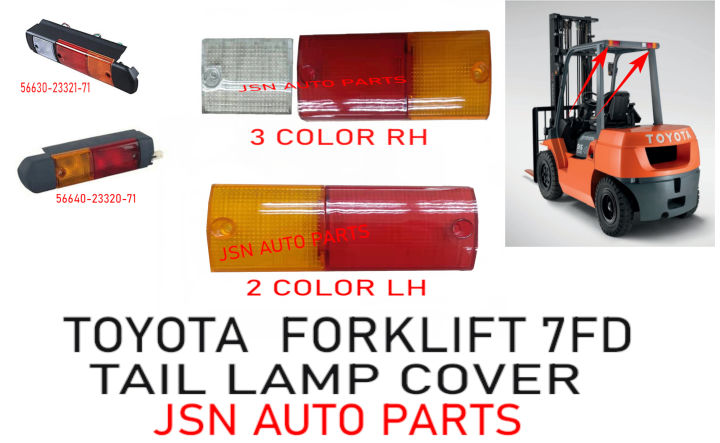 J101S02 TAIL LAMP COVER TOYOTA FORKLIFT 7FD | Lazada