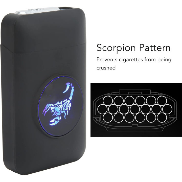 Kotak Rokok Isi 15 - 19 Batang dengan LED Dilengkapi Korek Elektrik Isi ...