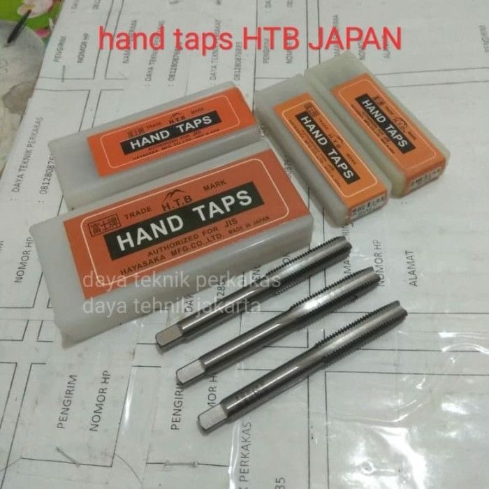 hand taps HTB Japan 8 x 1,25 / tap m8 x 1.25 htb ORIGINAL | Lazada ...