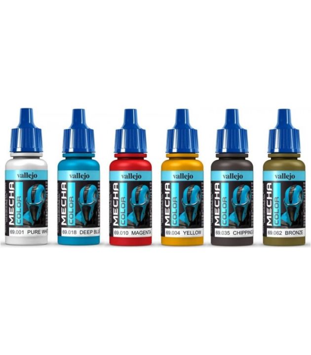 VALLEJO Mecha Colors 17 mL (Acrylic Color Satin Finish, Paint / Air ...