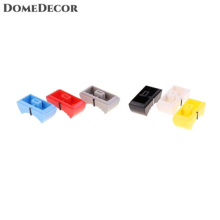 DomeDecor 10pcs 4mm Color Mixer Fader CAP ตรงสไลด์ potency ปุ่ม Fader ...