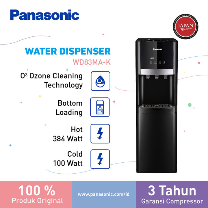 Panasonic NY-WDB83MAK1 Water Dispenser Bottom Loading - Black | Lazada ...