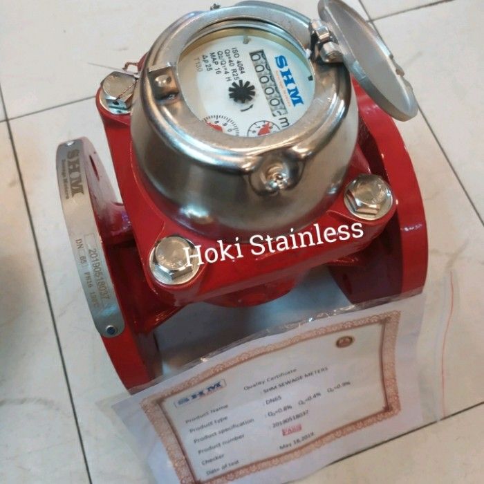FLOW METER SHM FLANGE 2" INCH DN 50 / METERAN AIR LIMBAH SHM | Lazada Indonesia