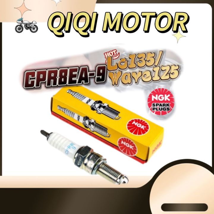 NGK SPARK PLUG CPR8EA-9 CPR8 LC135 WAVE125 100% ORIGINAL | Lazada