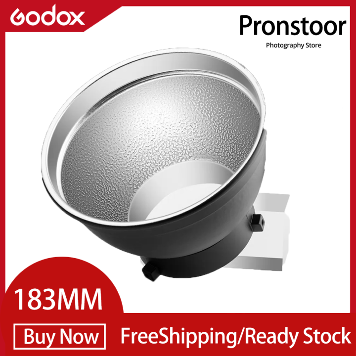 183mm Standard Reflector Bowens Mount for Godox DE400 SK400II SL-60W SL ...