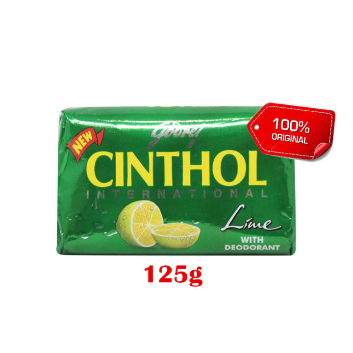 Cinthol Lime Zest Deodorant Soap Bar for Sensitive Skin - Moisturizing ...