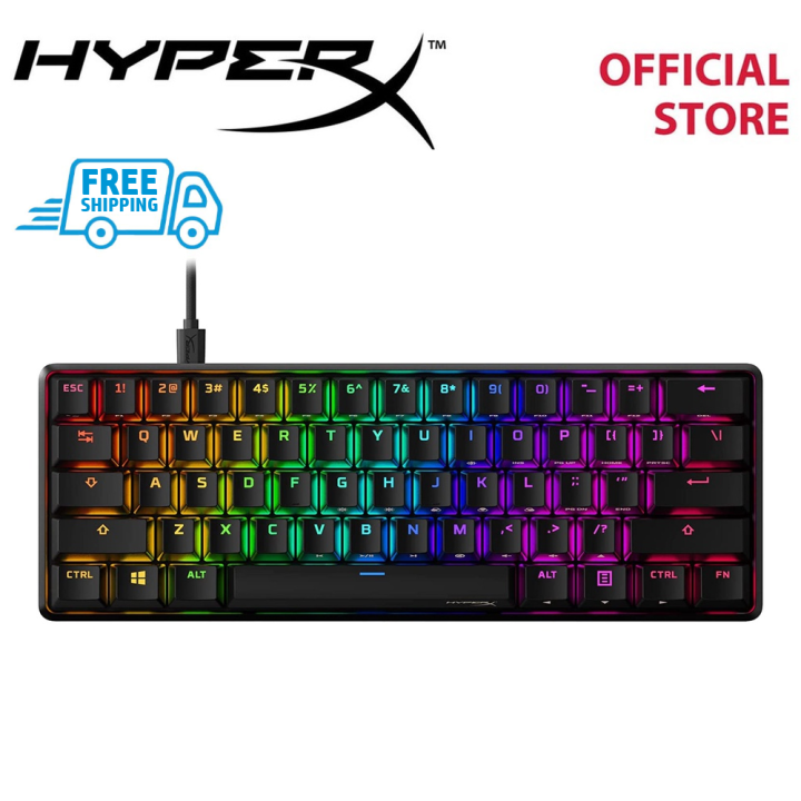 HyperX Alloy Origin 60 Aqua Tactile Switch RGB Mechanical Wired Gaming ...