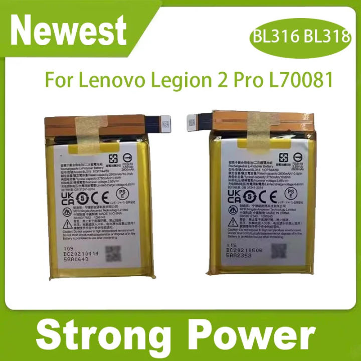 New brand YDLBAT BL316 BL318 Lenovo Legion 2 Pro L70081 A cell | Lazada PH