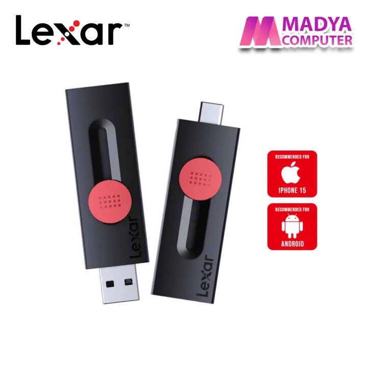 Flashdisk Lexar JumpDrive D300 OTG Dual Drive (32GB / 64GB / 128GB ...