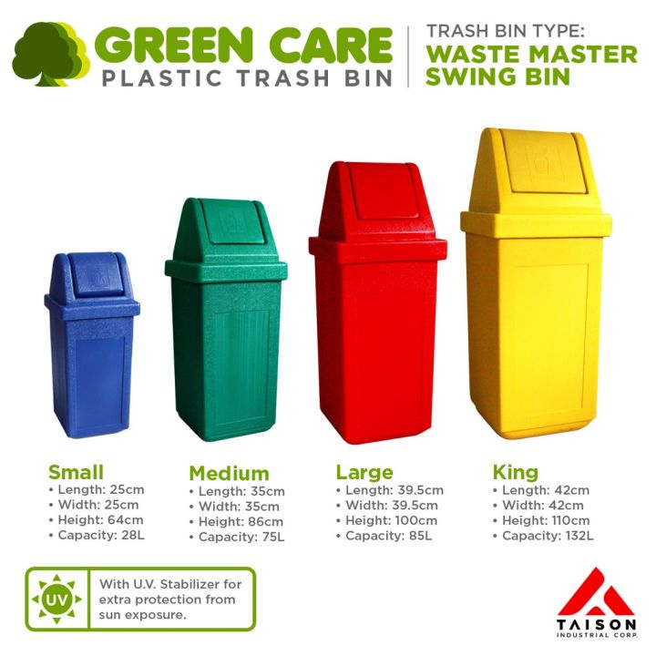GREEN CARE Waste Master Trash Bin | Lazada PH