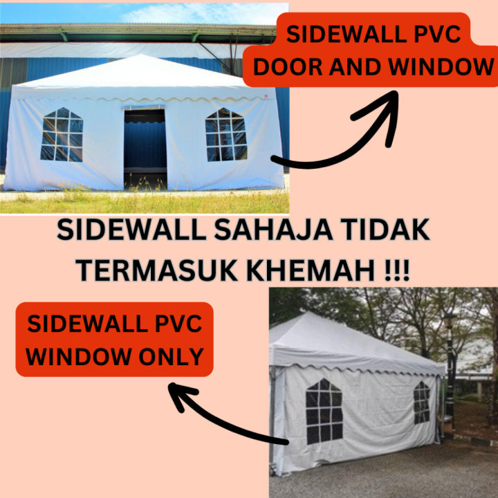 SIDEWALL DOOR AND WINDOW DAN SIDEWALL WINDOW SAHAJA / KAIN TEPI KHEMAH ...