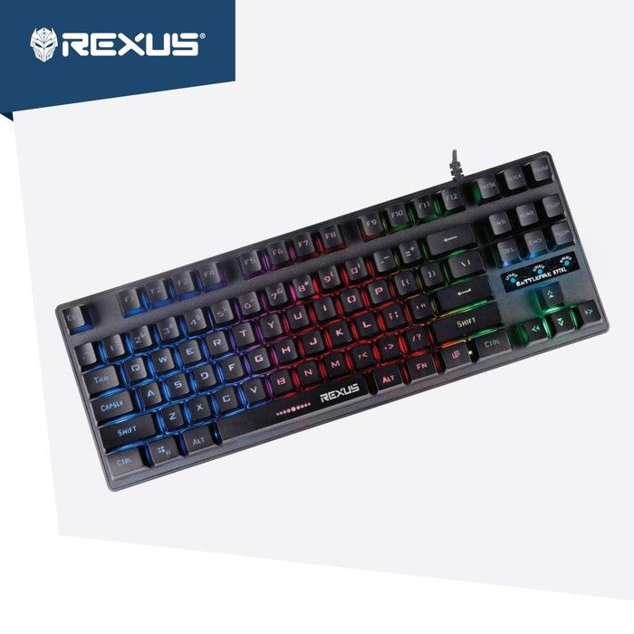 Rexus Keyboard Gaming Battlefire RX-K9TKL K9TKL RX K9 TKL Fortress ...