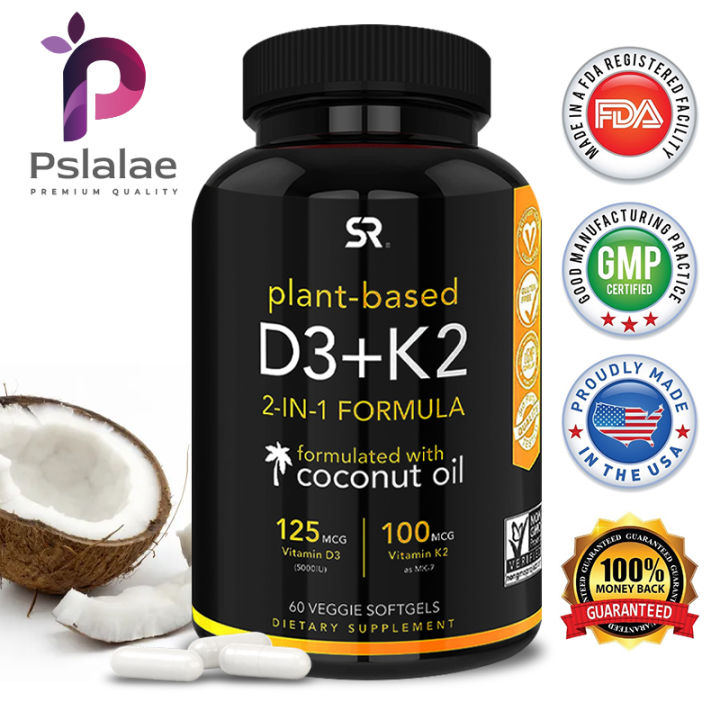 High-efficiency formula for bones and heart-natural elements D3+K2 ...