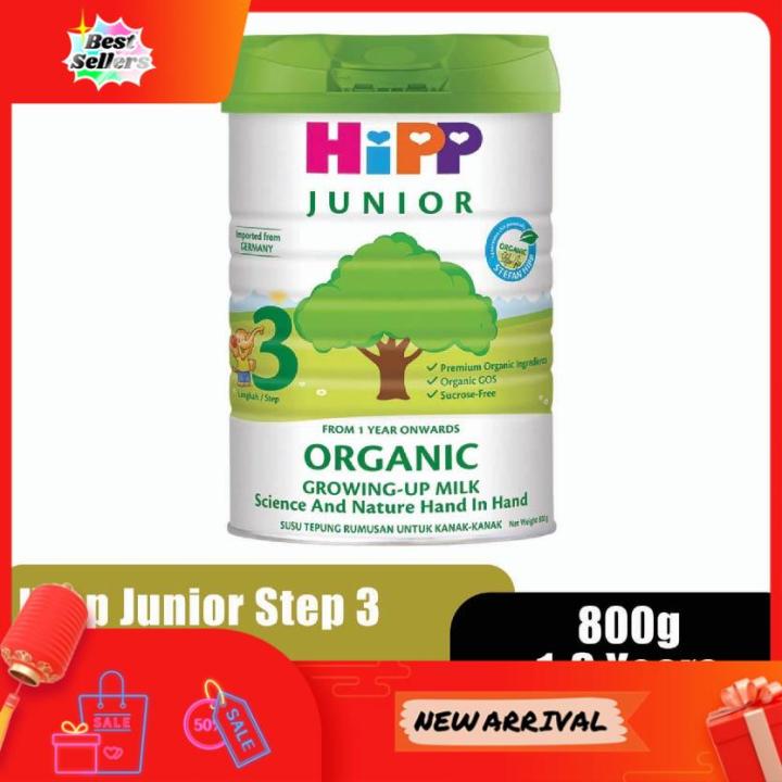 ⭐READY STOCK⭐ HiPP JUNIOR Organic Growing-up Milk Step 3 (1-3 years ...