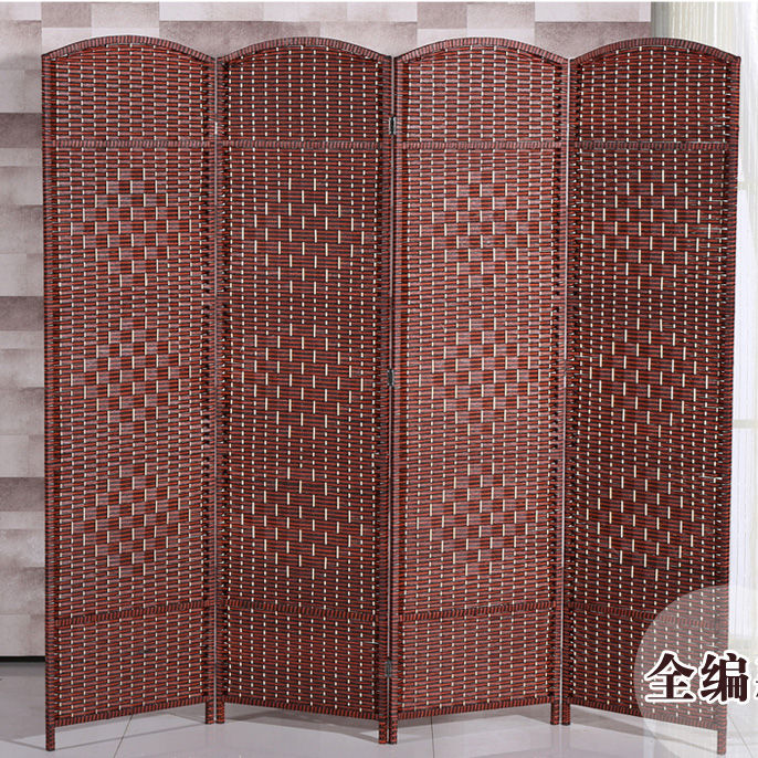 Paper rattan woven partition screen seat screen hotel office partition ...