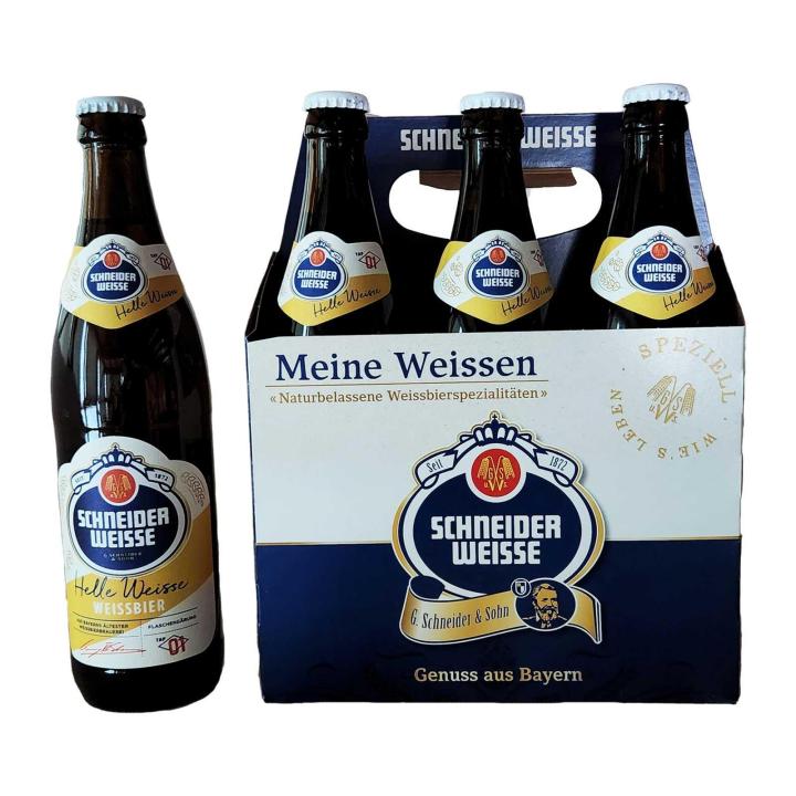 SCHNEIDER WEISSE Tap 1 Helle Weisse Weissbier (Wheat Beer) 6 - Pack ...