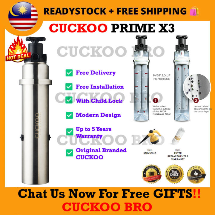 ORIGINAL CUCKOO PRIME X3 New Outdoor Water Purifier Water Filter Ultra ...