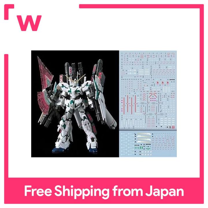 Fluorescent HG RG MG PG RE Robot MS detail up water transfer decal (for RG 1/144 RX-0 Full Armor ...