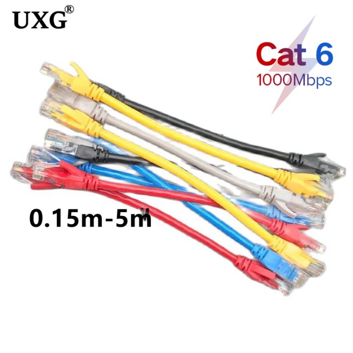 Short CAT6 RJ45 CAT 6 CAT6e UTP Ethernet Network Router Modem Cable ...