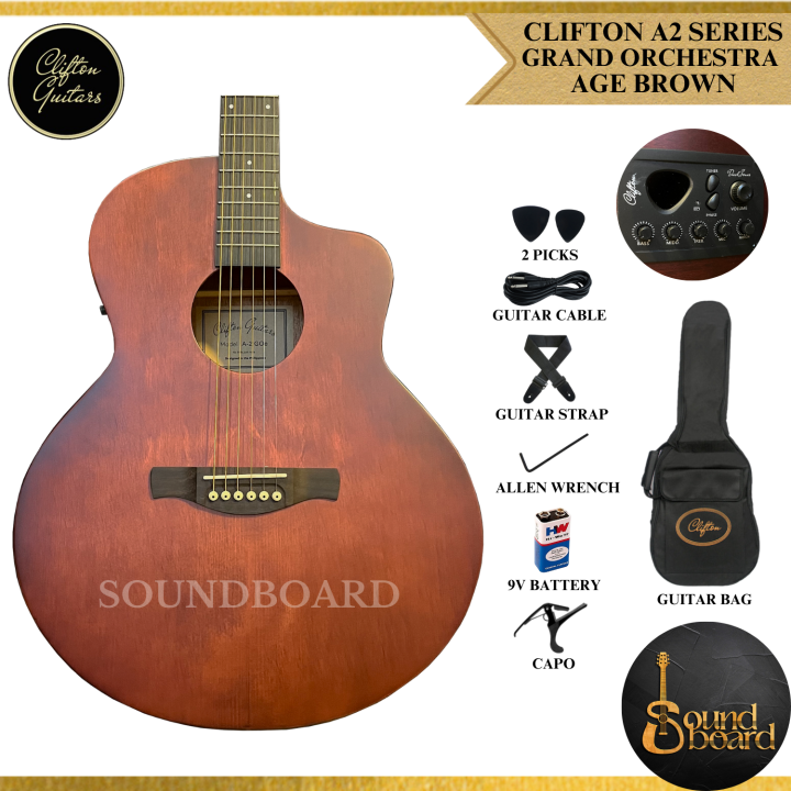 CLIFTON A2 Series Grand Orchestra Acoustic Electric Guitar | Lazada PH